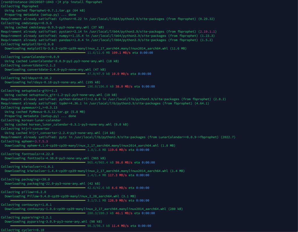 Python fbprophet 설치 및 pystan 이슈해결 | GREPW